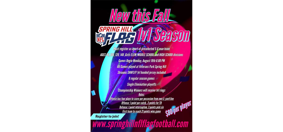 SPRING HILL NFL FLAG FOOTBALL LLC > Home
